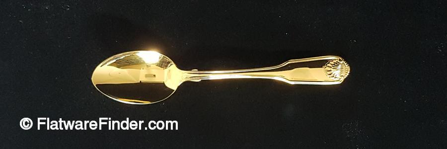 Oneida Gold Classic Shell (ON230) Teaspoon | FlatwareFinder.com